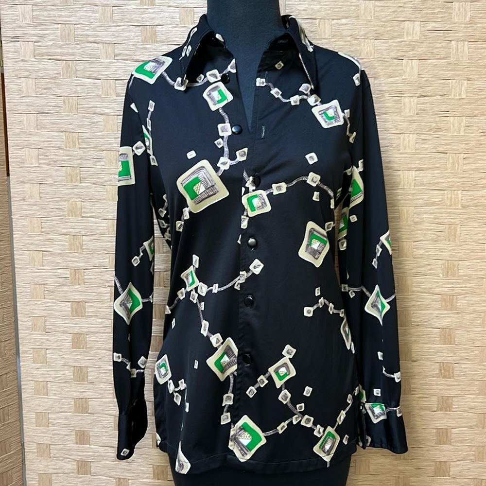 Vintage Roberto Firenze Los Angeles 70s Disco Shirt - Gem